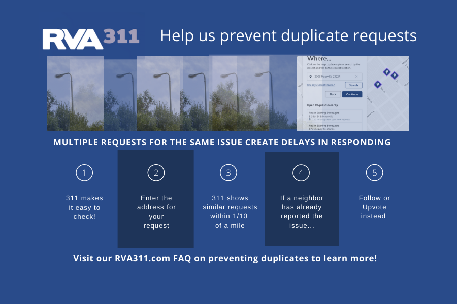 About RVA 311 | Richmond